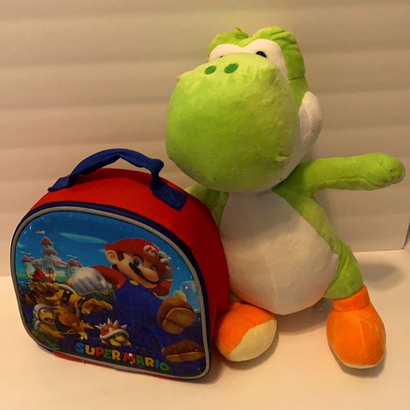 Toys | Super Mario Lunch Box And Plush Green Yoshi | Poshmark